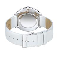 China OEM ODM Private Label Quartz Stainless Steel Watch , Men Sports Watch With Genuine Leather Strap for sale