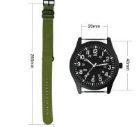China Waterproof Men'S Nylon Strap Watches Military Style CE RHOS Approved for sale