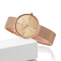 China New Dresses Women Lady Alloy Wrist Band Diamond Women Custom Logo Watches for sale