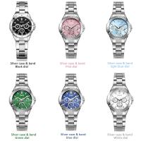 China OEM ODM Alloy Quartz Watch , Mixing Colors Steel Band Watch For Women'S for sale