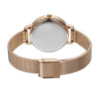 China Steel Band High End Quartz Watches Ladies With Starry Sky Dial And Mesh Strap for sale