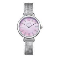 China Alloy MOP Dial Steel Mesh Band Watch Women With Japan Quartz Movement for sale