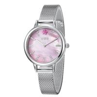 China Alloy MOP Dial Steel Mesh Band Watch Women With Japan Quartz Movement for sale