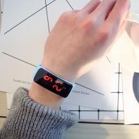 China Candy Color Silicone Sports Watch , Fashion Rubber Led Watch Wristwatch for sale