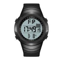 China Interchangeable Bezel Silicone Sports Watch , Backlight Lcd Digital Watch for sale