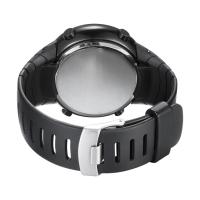 China Interchangeable Bezel Silicone Sports Watch , Backlight Lcd Digital Watch for sale