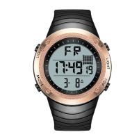 China Interchangeable Bezel Silicone Sports Watch , Backlight Lcd Digital Watch for sale