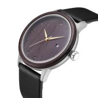 China Engraved Custom Wooden Quartz Watch With Japan Quartz Movement CE Certificate for sale