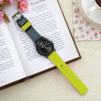 China Soft Wearing Rubber Strap Silicone Quartz Watch With Japan Quartz Movement for sale