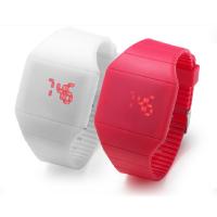 China DWG Silicone Digital Watch , Thin Silicone Touch Screen Watch Customized Color for sale