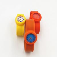 China Fashion Personised Silicone Slap Watch Bracelet With Japan Quartz Movement for sale