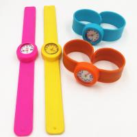 China Fashion Personised Silicone Slap Watch Bracelet With Japan Quartz Movement for sale