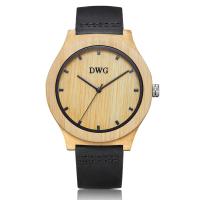 China Quick Directly Provide Men'S Wood Grain Watches Customized Color , Simple Design for sale