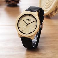 China Quick Directly Provide Men'S Wood Grain Watches Customized Color , Simple Design for sale