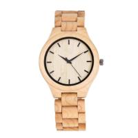 China Original Design Bamboo Wooden Quartz Watch , Japan Movement Quartz Watch for sale