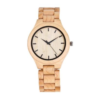 China Original Design Bamboo Wooden Quartz Watch , Japan Movement Quartz Watch for sale