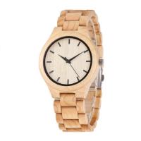 China Original Design Bamboo Wooden Quartz Watch , Japan Movement Quartz Watch for sale