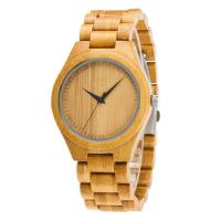 China 2019 Eco-friendly Wood Quartz Wooden Watches Men With bamboo watch box for sale