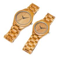 China 2019 Eco-friendly Wood Quartz Wooden Watches Men With bamboo watch box for sale
