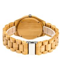China 2019 Eco-friendly Wood Quartz Wooden Watches Men With bamboo watch box for sale