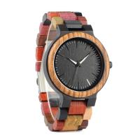China Customize Brand Original Wood Watch Waterproof Colorful Mixing Colors for sale