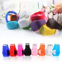 China Silicone Band Fashion LED Digital Watch LED Time Showing Promotional Christmas Gift for sale