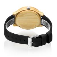 China Portable Handcrafted Original Wood Watch , Auto Date Miyota Quartz Watch for sale