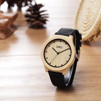 China Portable Handcrafted Original Wood Watch , Auto Date Miyota Quartz Watch for sale