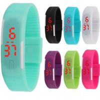 China Outdoor Men Sport LED Digital Watch Silicone Wristwatch For Promotional Gift for sale
