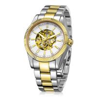 China Popular Automatic Mens Wrist Watches Gold Plated CE ROHS Approved for sale