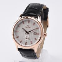 China Customized Color Automatic Mens Wrist Watches With Leather Strap Band for sale
