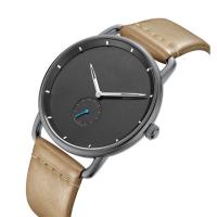 China Luxury Mens Quartz Watch , 5 ATM Waterproof Business Leather Band Watch for sale