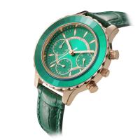 China Genuine Leather Band Womens Fashion Watch With Japan Chronograph Quartz Movement for sale