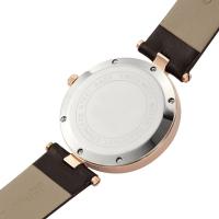 China Casual Jewelry Womens Fashion Watch , MOP Dial Genuine Leather Band Watch for sale