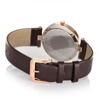 China Casual Jewelry Womens Fashion Watch , MOP Dial Genuine Leather Band Watch for sale