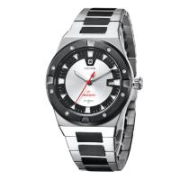 China Silver Automatic Mens Wrist Watches , Stainless Steel Waterproof Automatic Watch for sale