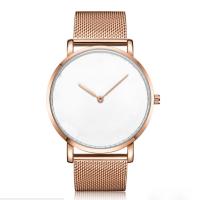 China Luxury Mens Quartz Watch , Stainless Steel Mesh Band Business Casual Watches for sale