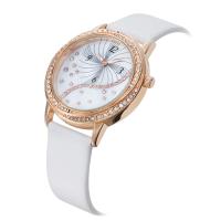 China White Genuine Leather Alloy Jewelly Womens Fashion Quartz Watch For Gift for sale