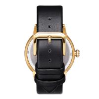 China RoHS Ladies Wooden Wrist Watch Classic Design Genuine Leather Strap for sale