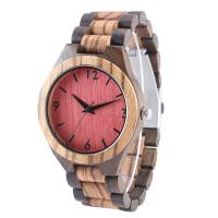 China OEM Women Mens Wooden Watch Waterproof Quartz Movt Watch for sale
