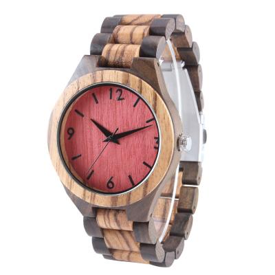 China OEM Women Mens Wooden Watch Waterproof Quartz Movt Watch for sale