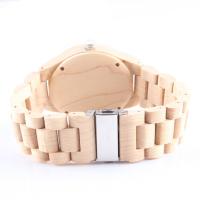 China Japan Miyota Quartz Bamboo Wooden Wrist Watch Custom Logo For Men for sale