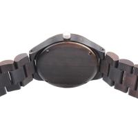China Luxury OEM Private Logo Wooden Case Back Mens Ebony Wooden Watch Band for sale