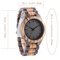 China Luxury Brand Wood Watch Men Analog Natural Quartz Movement Male Wristwatches Clock for sale