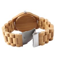 China ROHS BSCI Bamboo Wooden Wrist Watch Japan Quartz Movement for sale