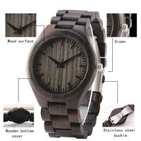 China OEM Wooden Wrist Watch Analog Dial Display RoHS certification for sale