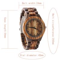 China Personalized Wooden Wrist Watch Wrist Wood Watches Custom Design for sale