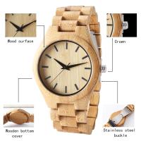 China Watch Men High Quality Japan Movt Quartz Simple Style Mens Watch OEM Custom Wristwatch Wrist Wooden for sale