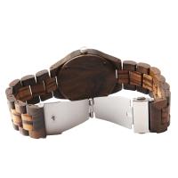China Custom Logo Bamboo Wooden Watches High Durability For Lover Couple Valentine's Day for sale