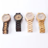 China Bamboo Wooden Quartz Watch Fashion Luxury Brand Analog One Year Warranty for sale